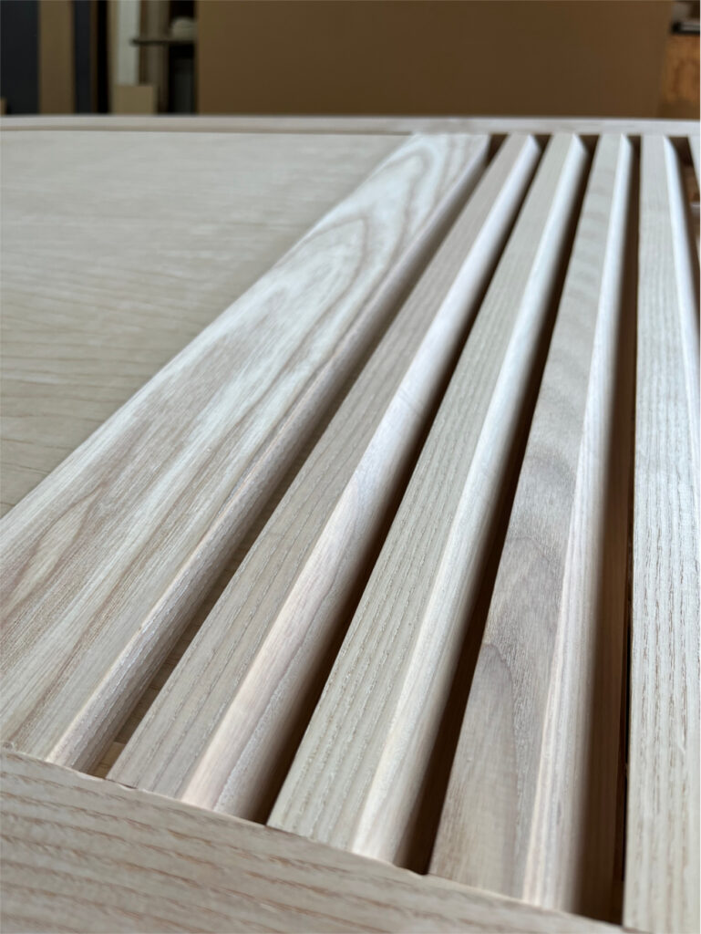 Dressing en frêne massif et mélaminé - Perle d'Ébène